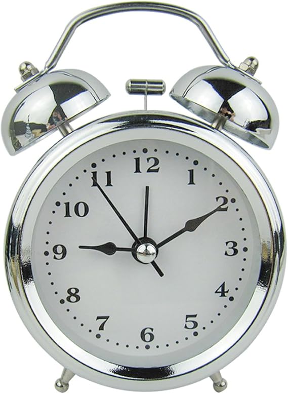 Amazon.de: PHOEWON Wecker Klassisch Silence Alarm Twin Bell Metall ...