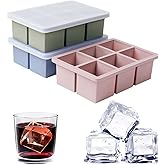 Amazon.com: Large Ice Cube Trays for Whiskey: FDDAI Big Silicone Ice ...