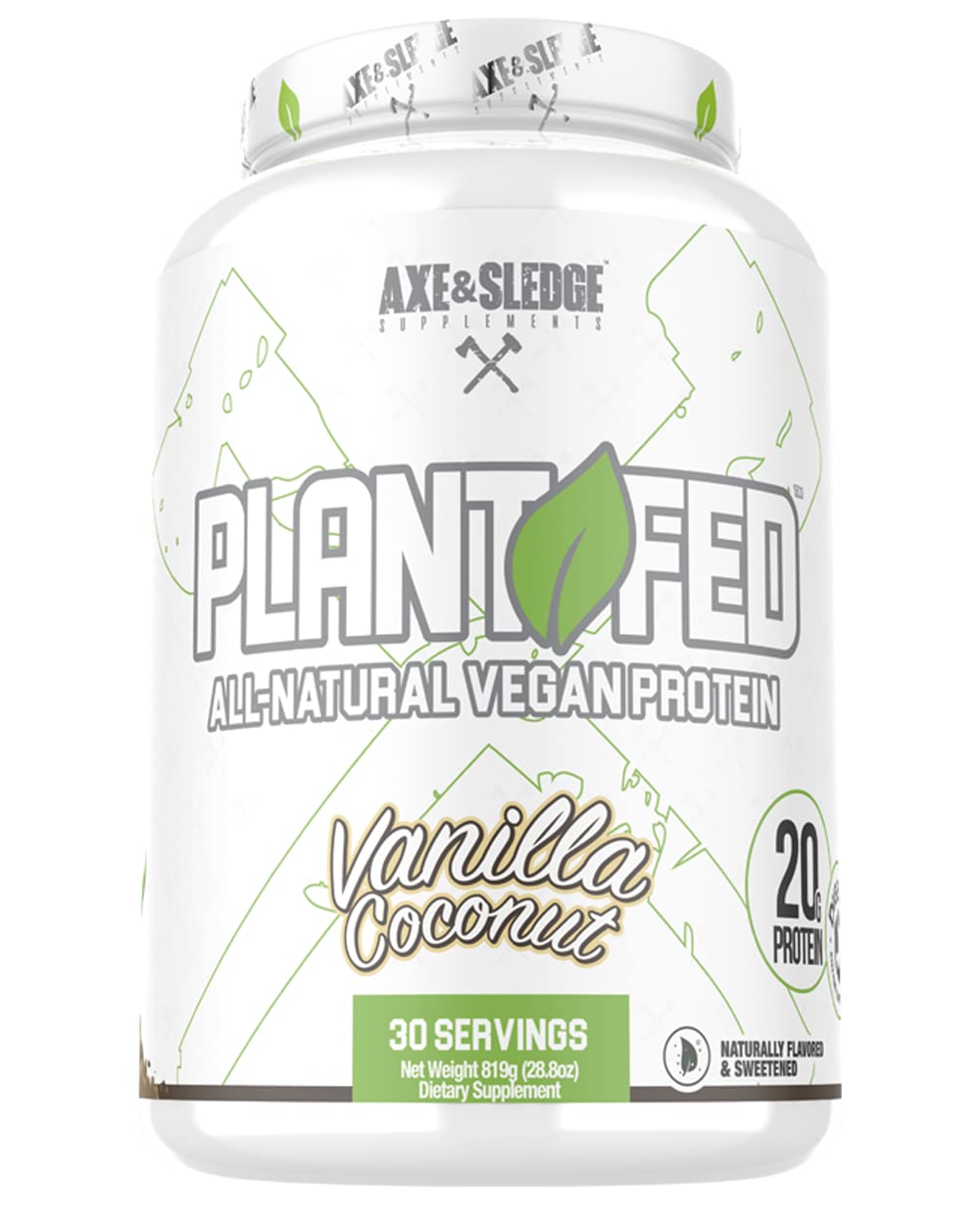 Mua Axe & Sledge Plant Fed Vegan Protein Powder, Naturally Flavored ...