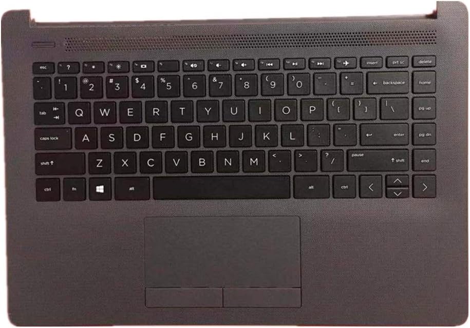 Laptop Upper Case Cover C Shell & Keyboard & Touchpad For HP 240 G7 ...