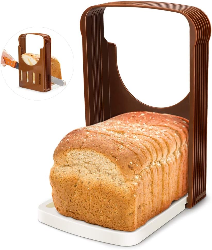 Rebanadora de Pan, Corte de pan Plegable para Hornear pan Sandwich pan ...