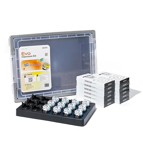 Ozobot Evo Classroom Kit (12 Bots): Interactive Coding Robot, Kids Ages ...