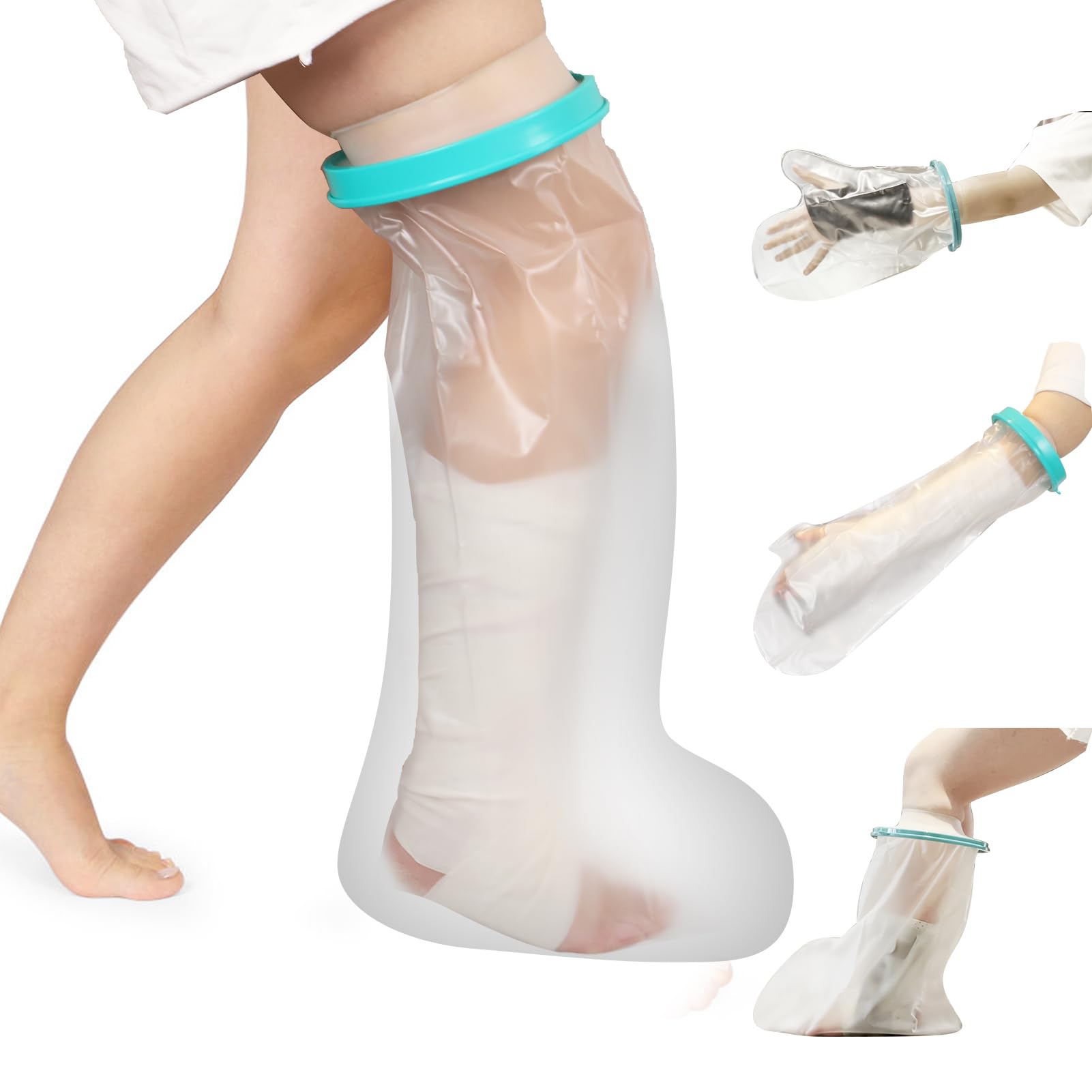 CIVJET Cast Covers for Shower Leg, Waterproof Cast Cover for Showering ...