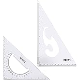 Amazon.com: BronaGrand Large Triangle Ruler Square Set, 30/60 and 45/90 Degrees, Set of 2 ...