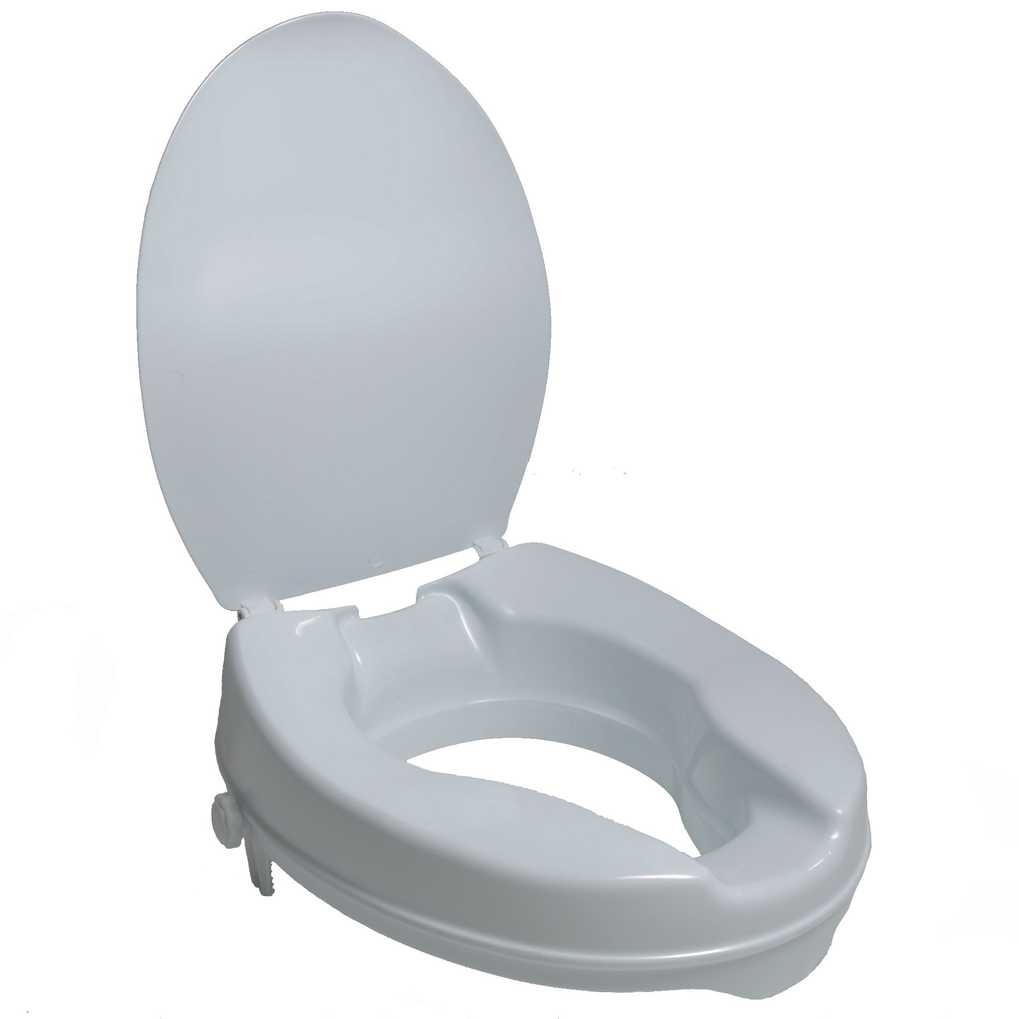 Amazon.com: PCP 4" Raised Standard Toilet Seat, Increase Height Over ...