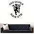 Beautiful Game Manchester United Football Club Official Crest Sticker ...
