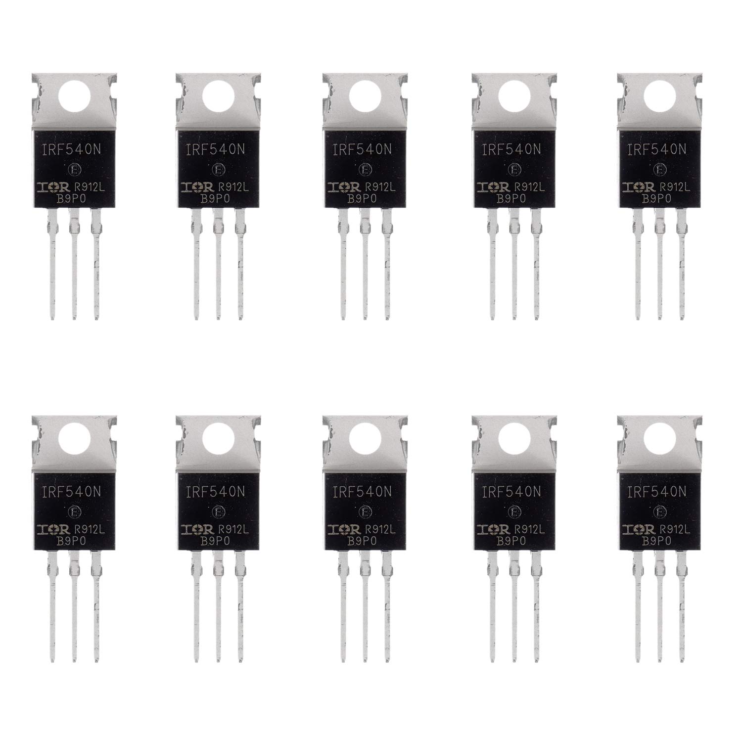 Mua BOJACK IRF540 MOSFET Transistors IRF540N 33A 100V N-Channel Power MOSFET TO-220AB (Pack of ...