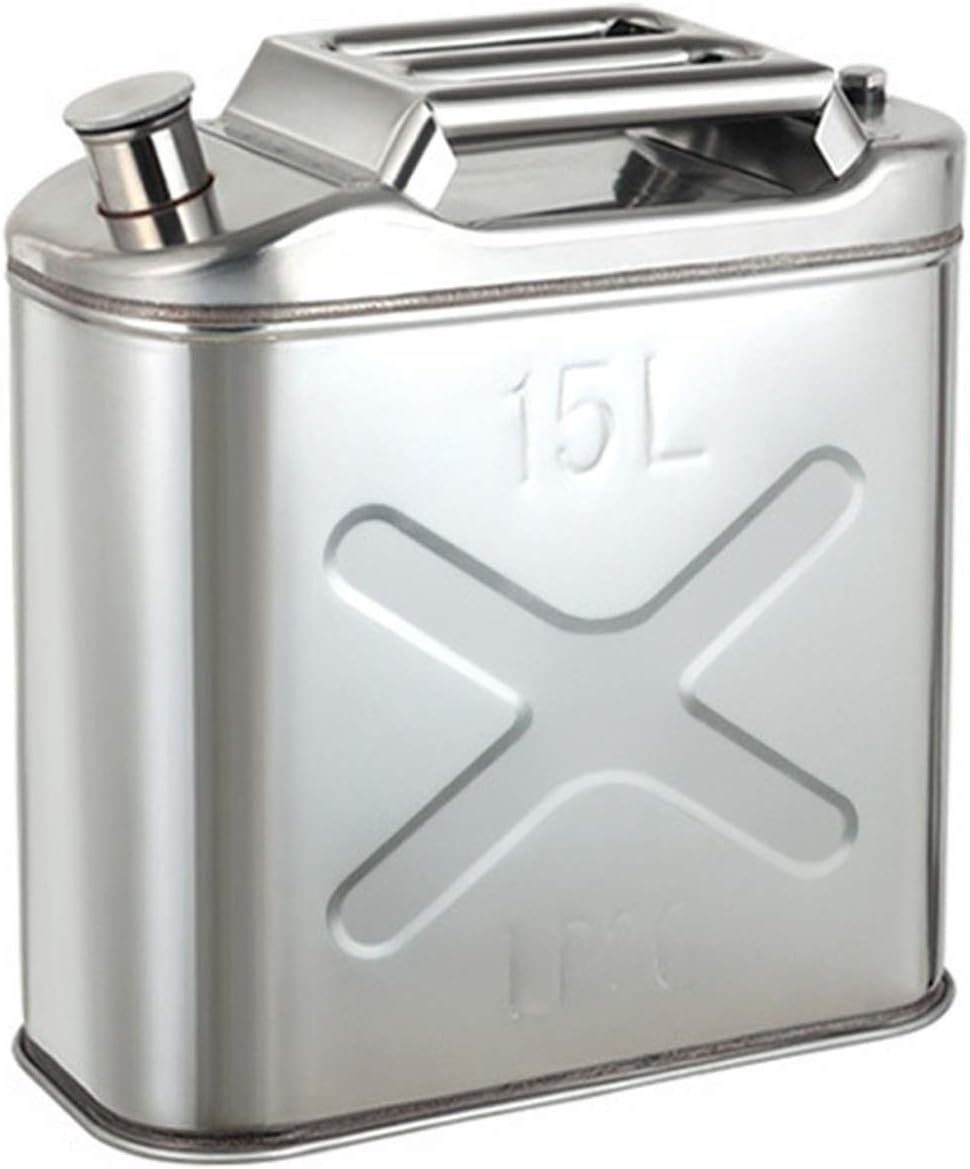 Lata de gasolina vertical 201 de acero inoxidable 5L-20L, contenedor de ...