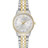 Amazon.com: Bulova Classic Quartz Ladies Watch, Stainless Steel , Gold ...