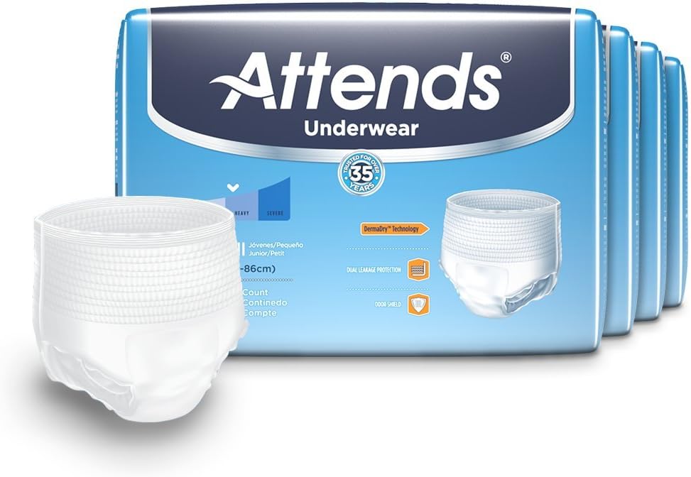 Amazon.com: Attends Advanced Protective Underwear with Advanced ...