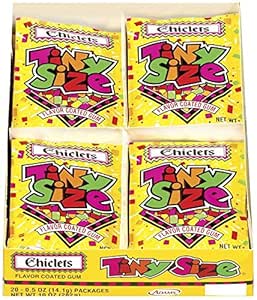 Amazon.com : CADBURY ADAMS USA Chiclets Tiny Size, 0.0800-Ounce Bags ...