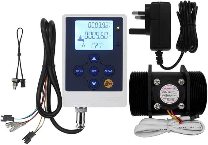 DIGITEN Water Flow Control LCD Display+ G2 2 inch Water Flow Hall ...