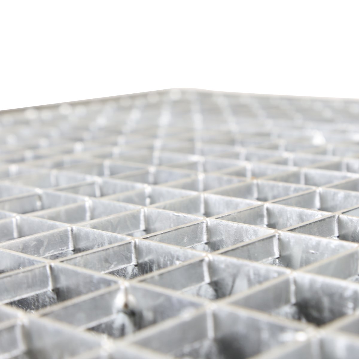 Garden 114cm Round Galvanised Water Feature Grid with Access Hatch ...