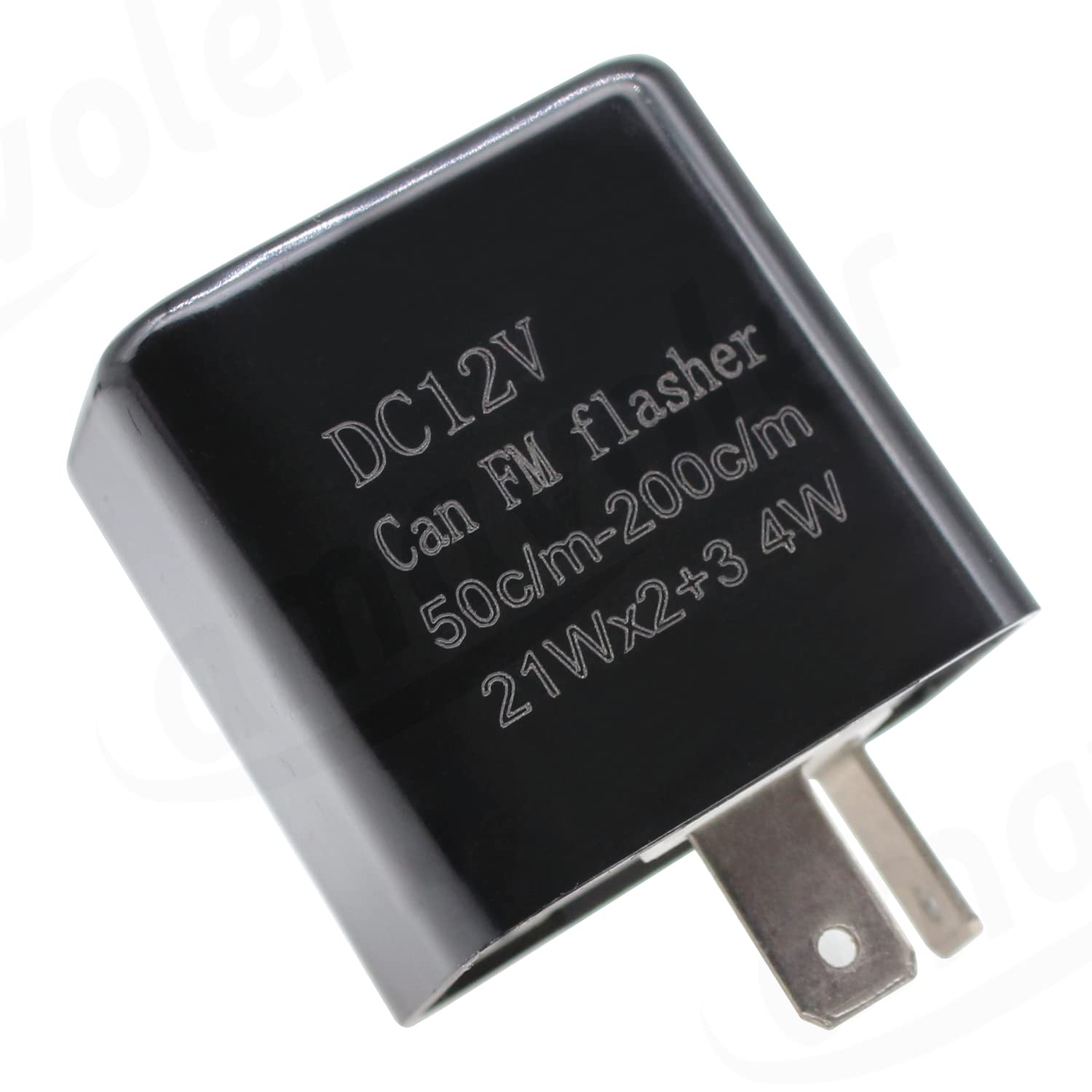 amavoler 12V 2Pin Flasher Relay Speed Adjustable Indicators LED Light ...