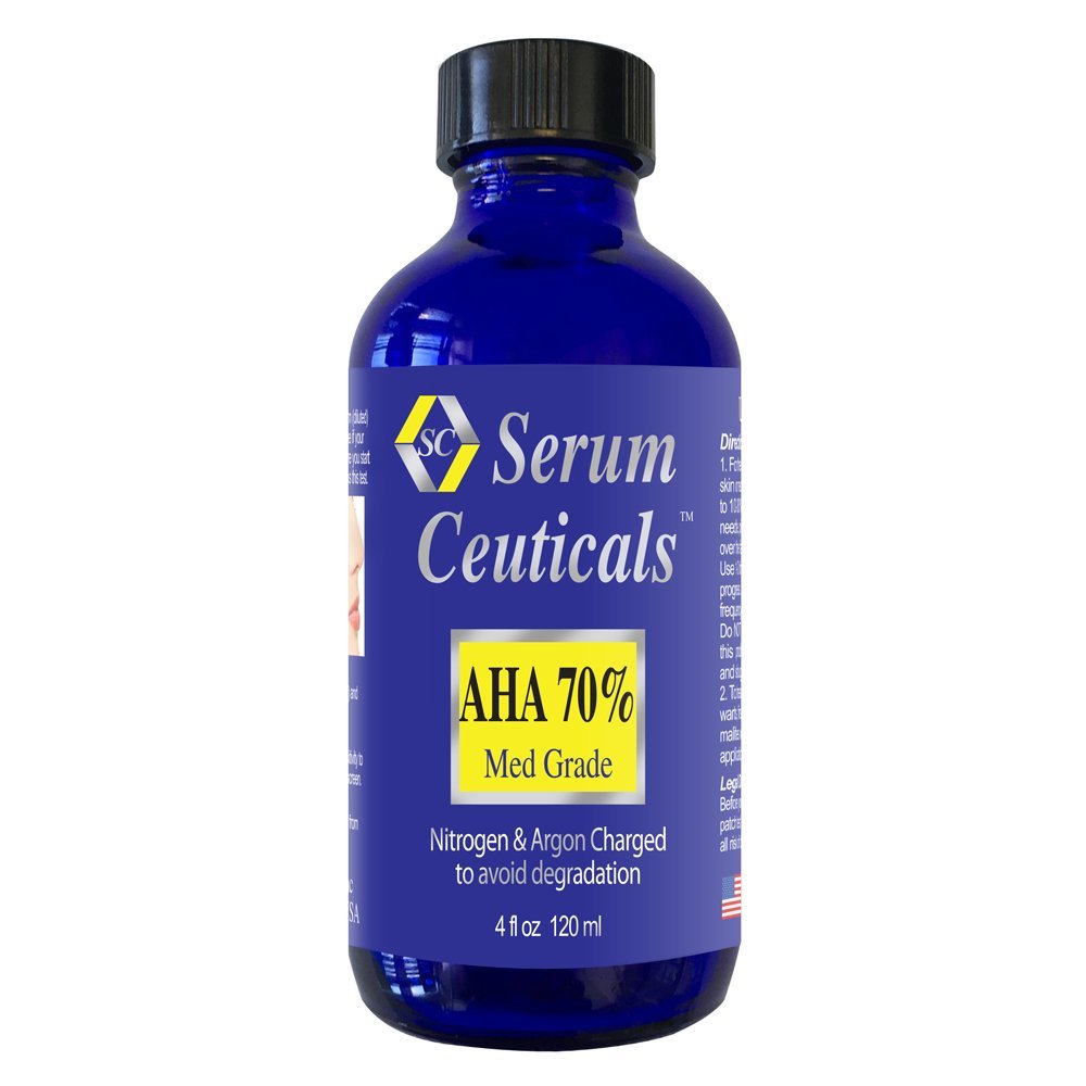 Amazon.com: 70% Glycolic (AHA-Alpha Hydroxy) Acid Serum for Chemical ...