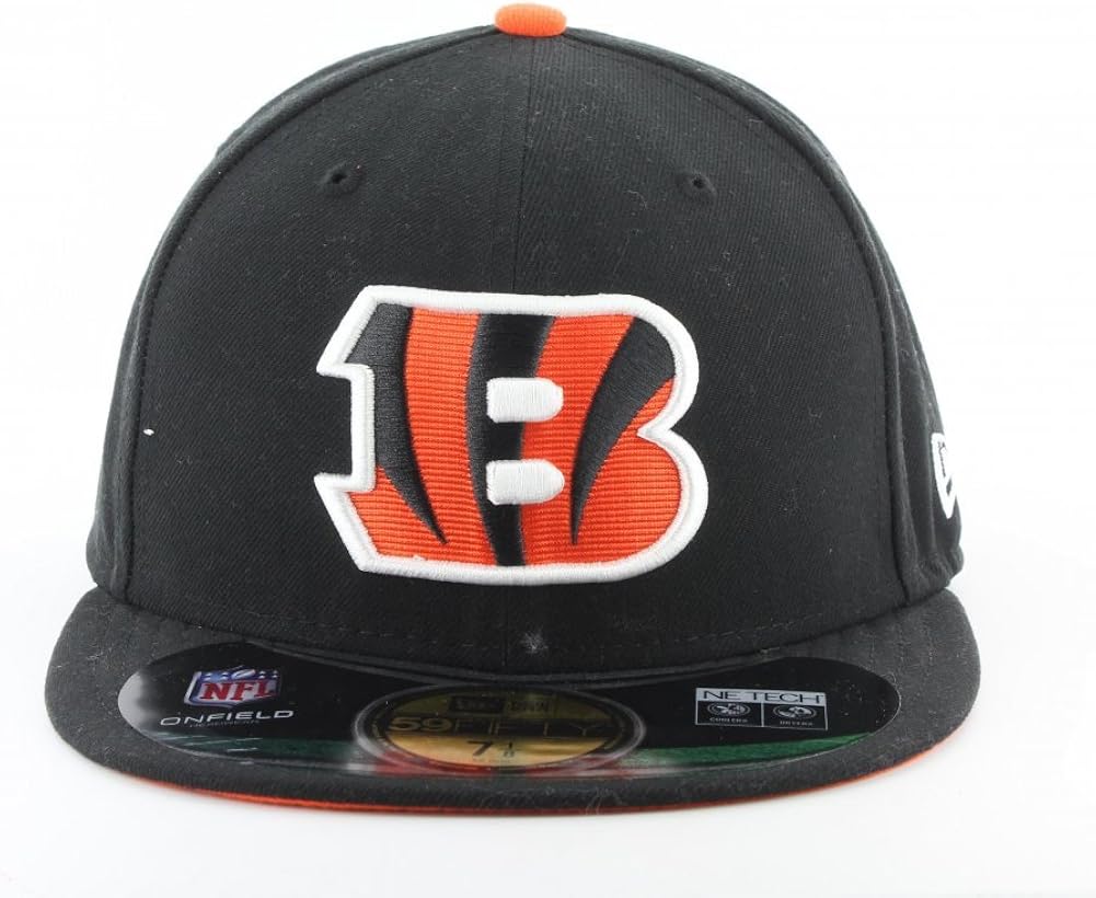 New Era NFL On Field Cincinnati Bengals Tigers 59FIFTY Fitted Baseball ...