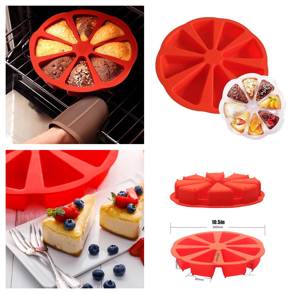 Mua 2 Pcs Silicone Baking Molds Large 8 Cavity Silicone Scone Pan/Cakes ...