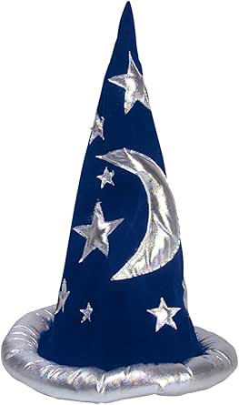 Adult Wizard Hat- Blue and Silver: Amazon.ca: Toys & Games