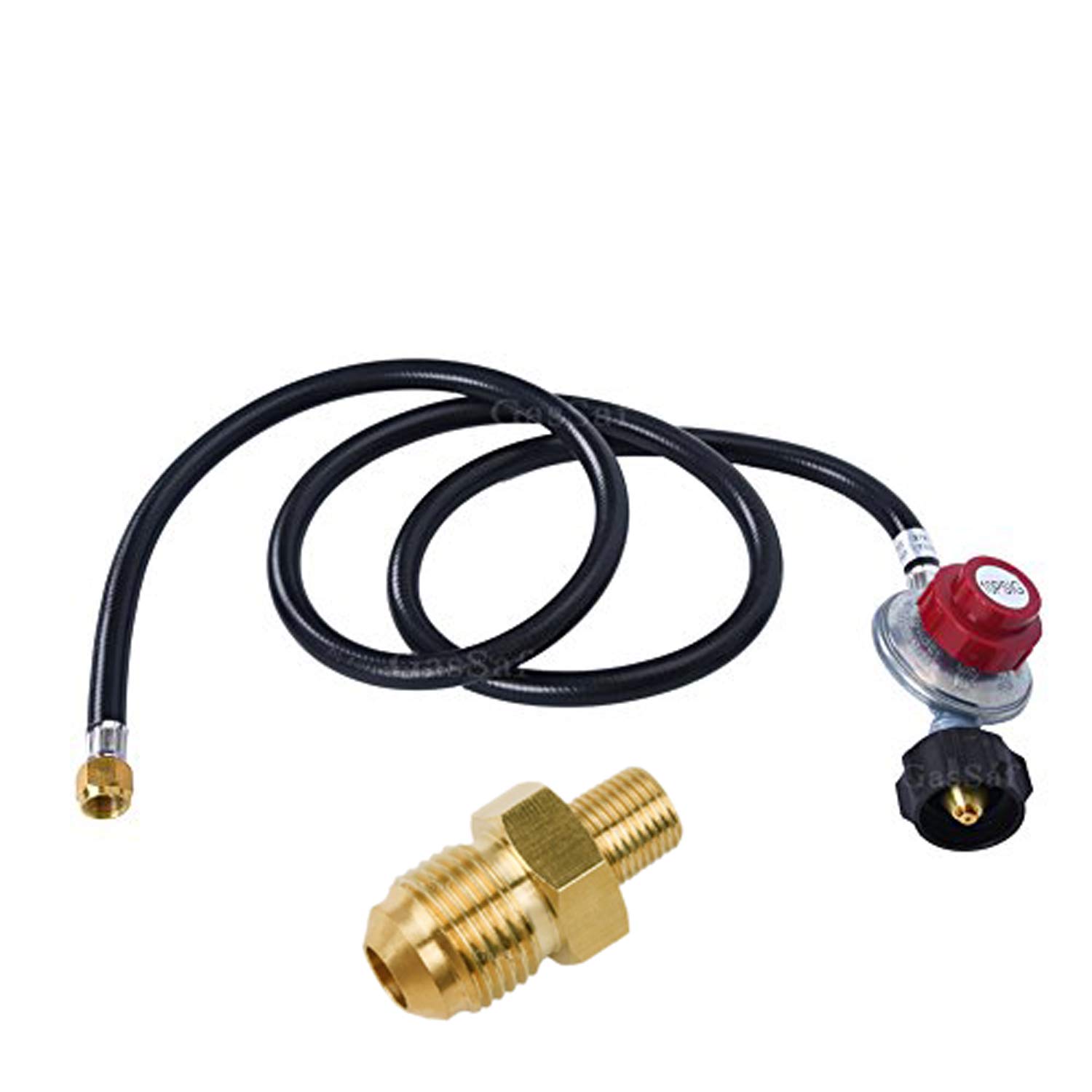 Buy Saf 5FT 0-10PSI High Pressure Propane Adjustable Regulator ith Hose ...