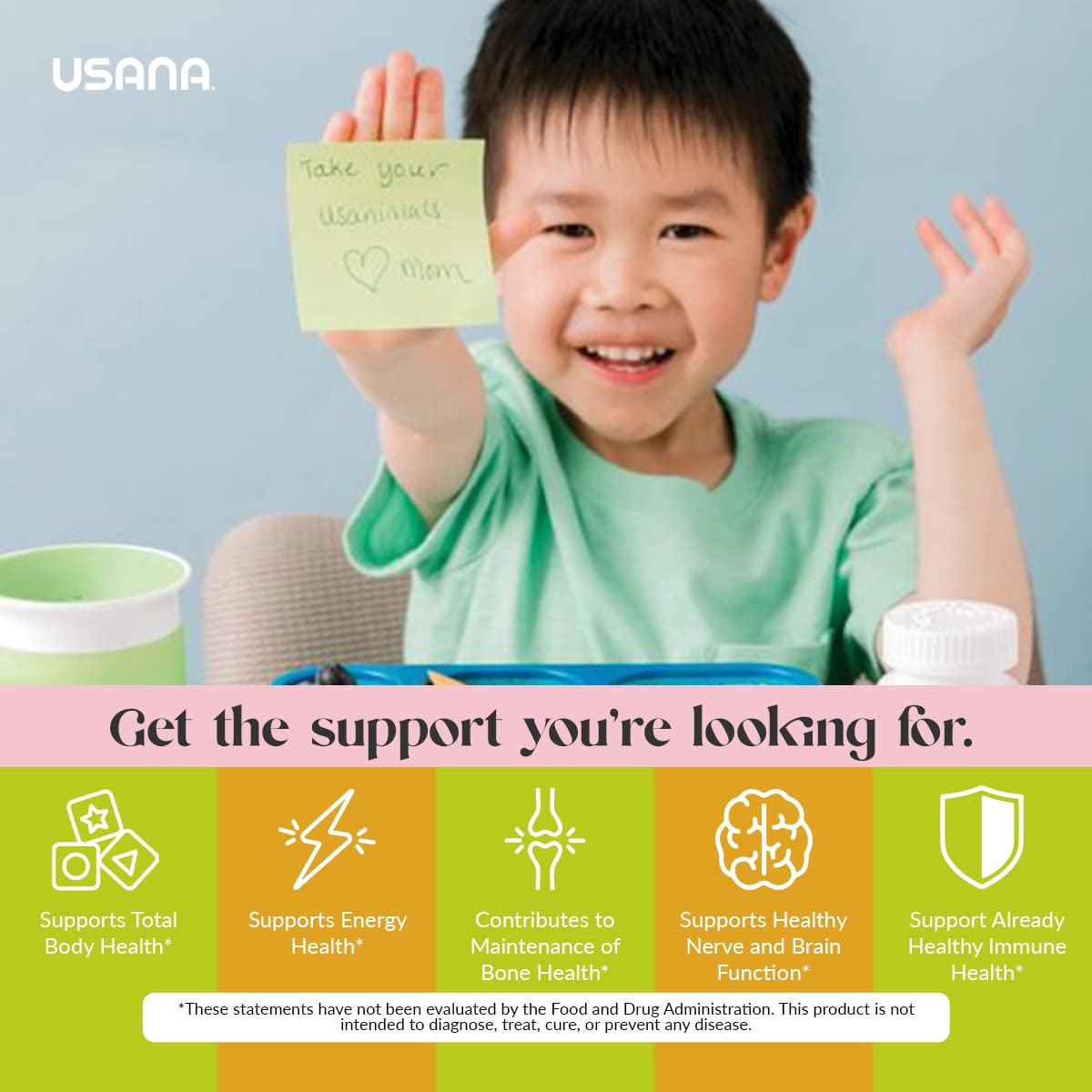 Mua USANA Usanimals Multivitamin for Kids - Daily Chewable Tablets with ...