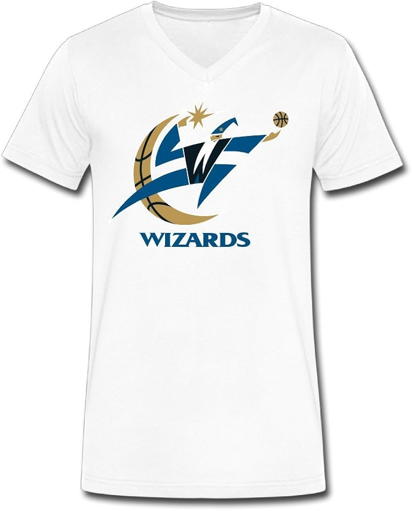 Washington Wizards V-t Shirt Cool Shirts T-shirts 100% Cotton: Amazon ...