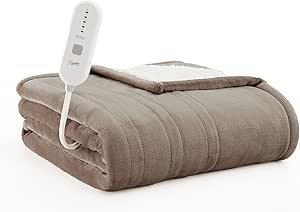 Amazon.com: Homemate Heated Blanket Electric Throw - 50"x60" Heating ...