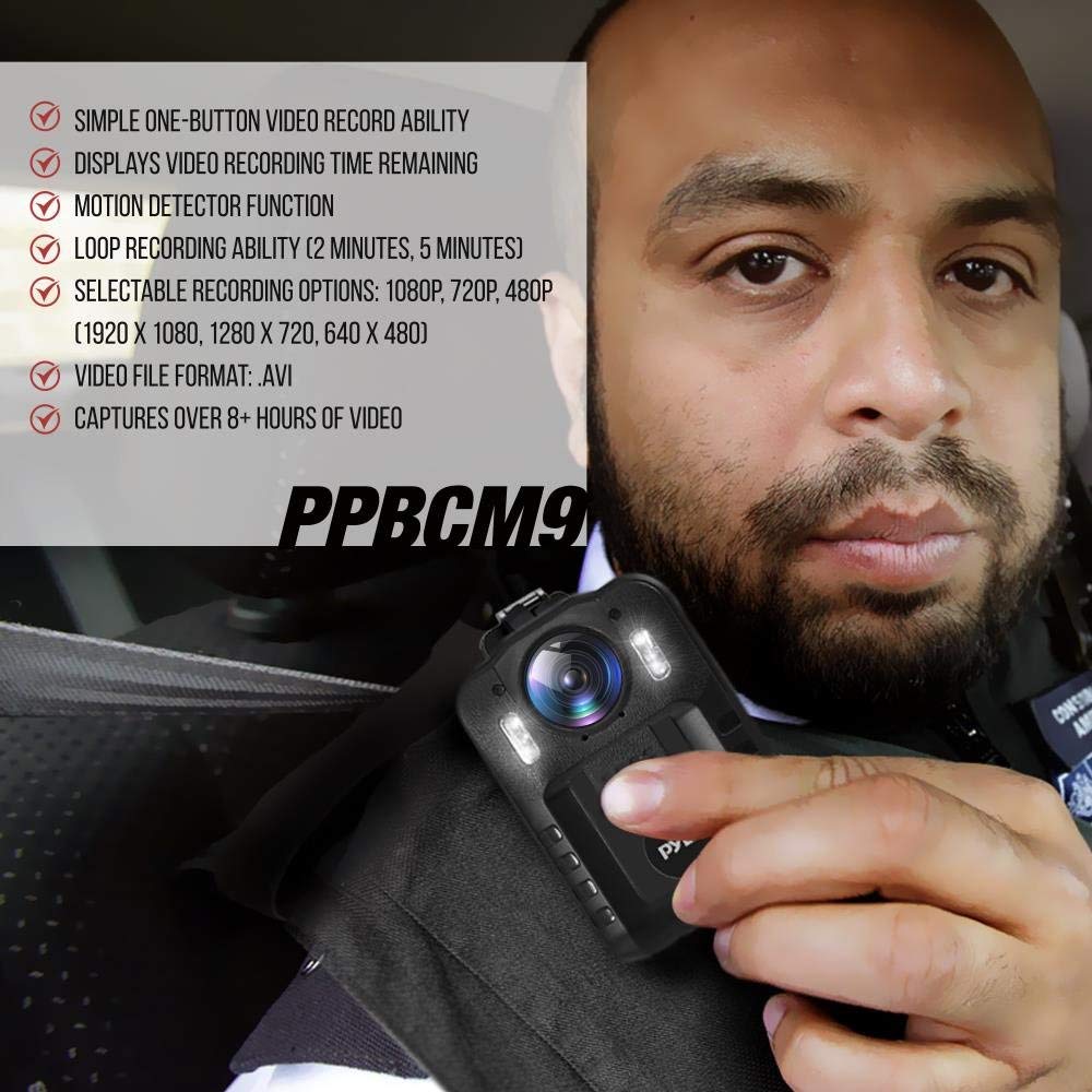 Mua Pyle Premium Portable Body Camera - Wireless Wearable Camera ...