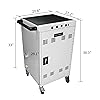 Larmliss Mobile Charging Cart 35-Device, Laptop cart for Chromebooks ...
