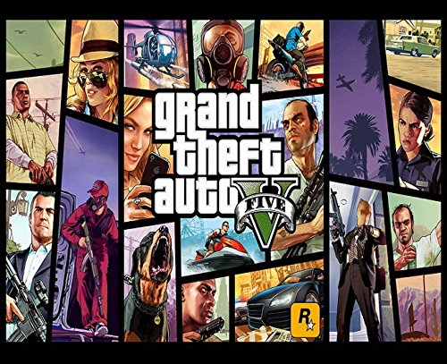 Grand Theft Auto GTA 5 Edible Cake Topper Frosting 1/4 Sheet - Want It All