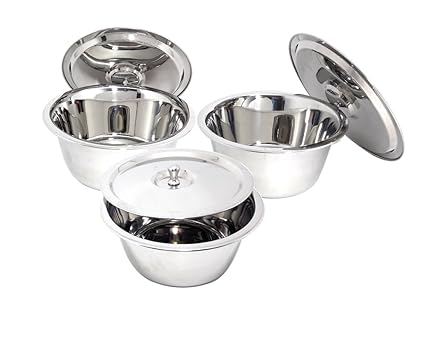 Buy Generic Stainless Steel Multiple Use Donga Set (Multicolour) - 3 ...