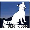 Amazon.com: Just Misunderstood - American Pit Bull Terrier Dog Vinyl ...