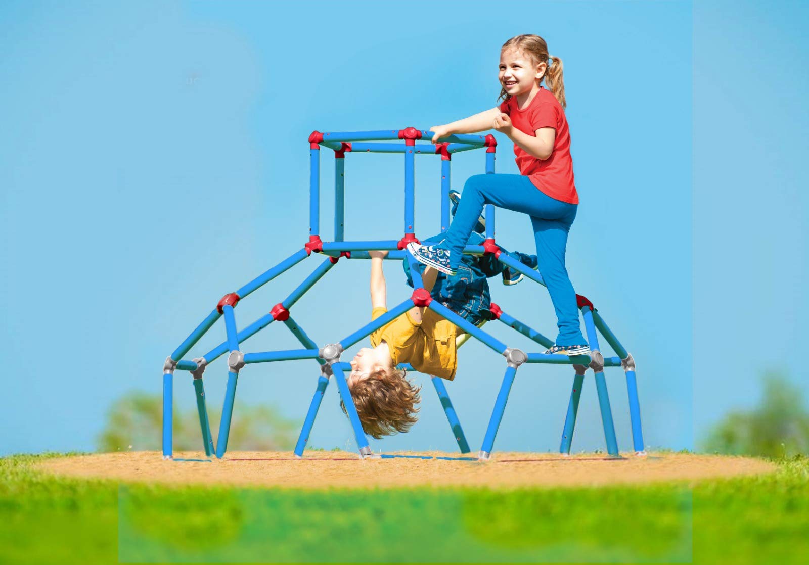 Buy Dome Climber & APP Jungle Gym Monkey Bar Climbing Frame Structure ...