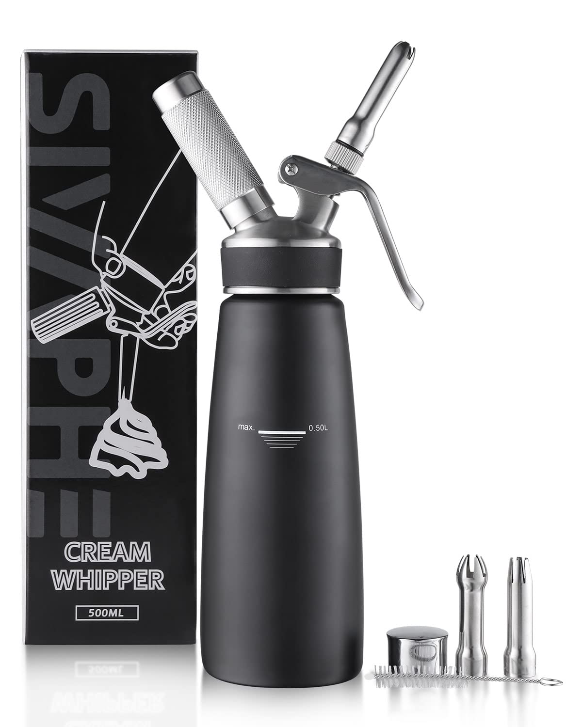 Mua Sivaphe Stainless Steel Professional Whipped Cream Dispenser, 1 ...
