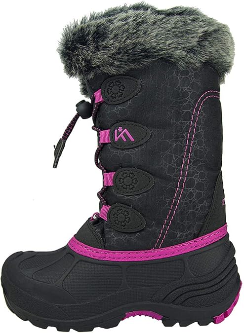 ICEFACE Kids Winter Snow Boots for Boys Girls Toddler， (13 Little Kid 4 ...