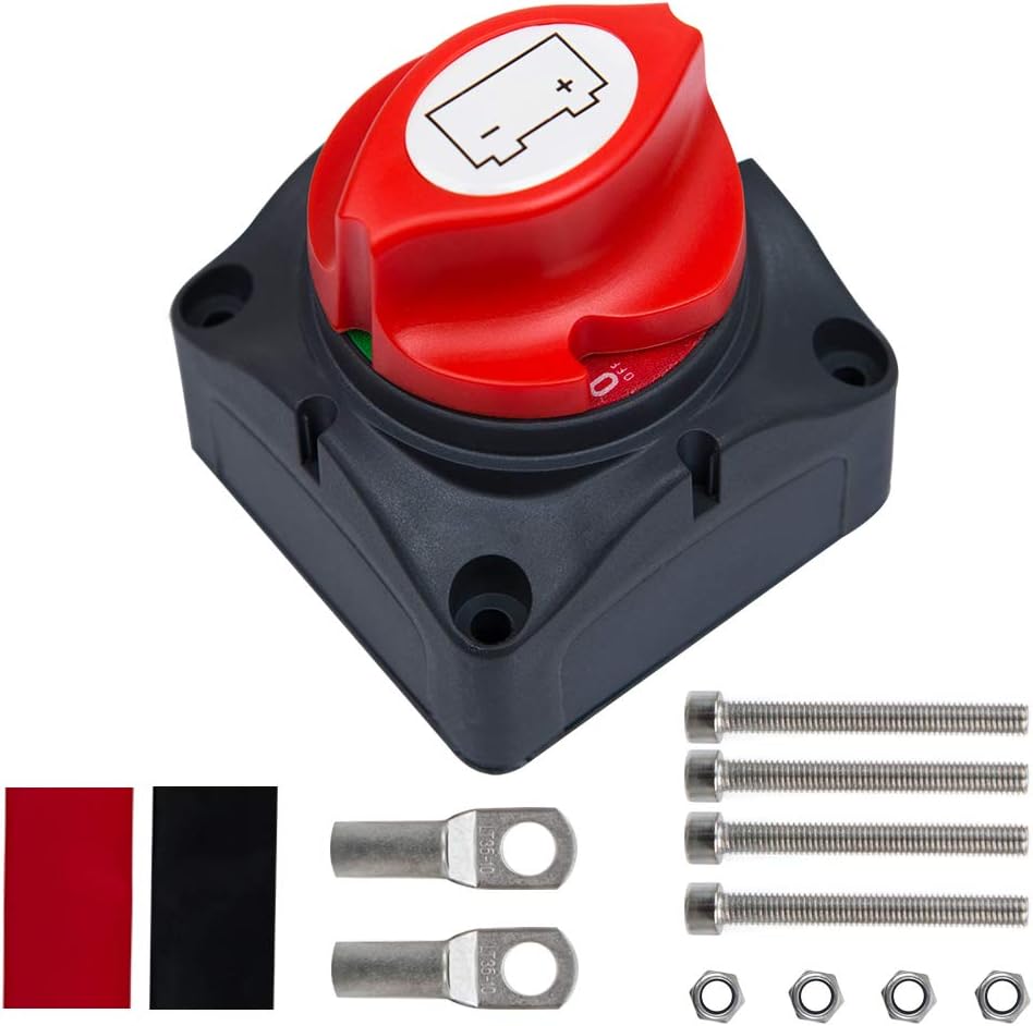 Amazon.fr : Mirocle Life Isolateur Interrupteur de Batterie 12V 24V 48V ...