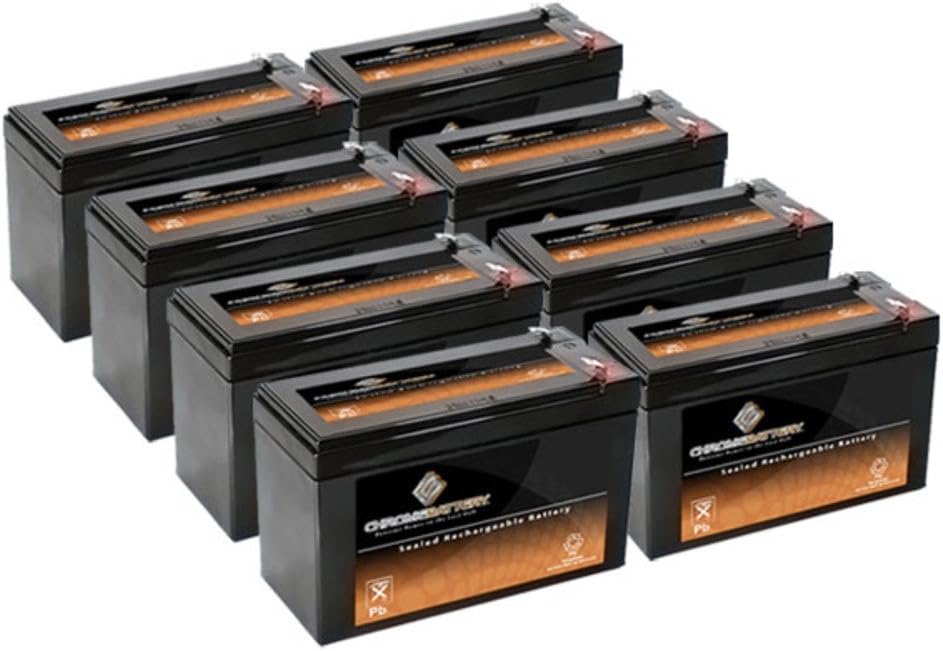 Amazon.com: 12V 9AH SLA Battery Replaces CP1290 6-DW-9 HR9-12 PS-1290F2 ...