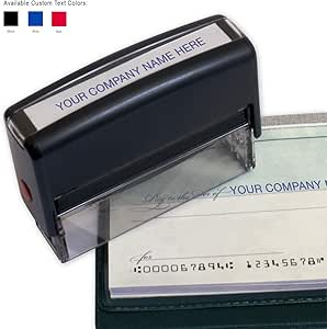 Amazon.com : CheckSimple Single Line Business Check Pay-to Stamp ...