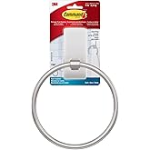 Amazon.com: Command Hand Towel Holder Matte Black with Water Resistant ...