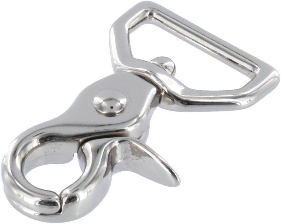3002A 1 Nickel Plate Solid Brass-LL Swivel Trigger Snap tillescenter Industrial Hardware Snaps