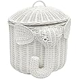 Amazon.com: KOUBOO Rattan Elephant Storage Animal Shaped Handwoven ...