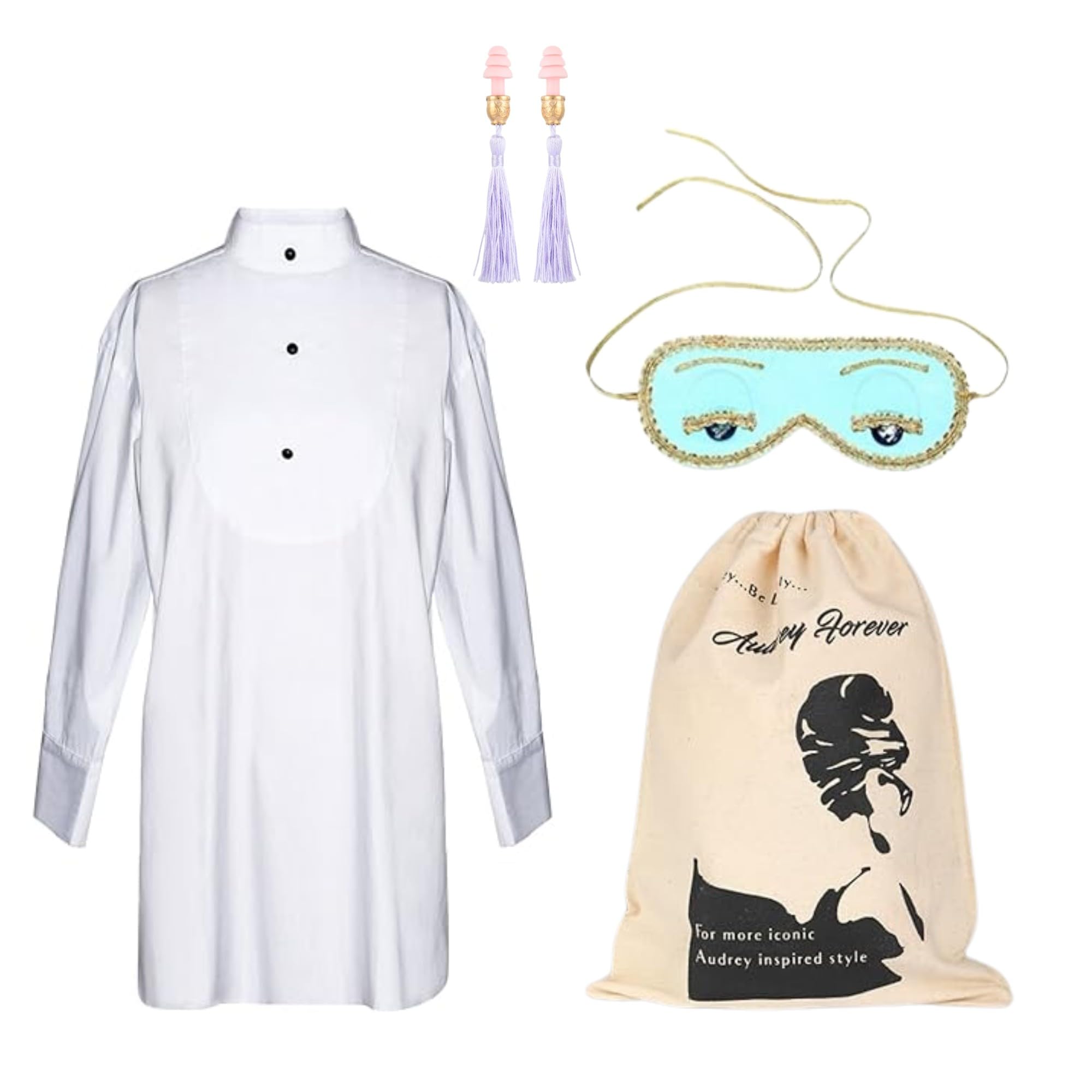 Audrey in a Bag Premium Iconic Holly Golightly Complete Tuxedo Sleep ...