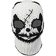 Amazon.com: Scary Ski Mask Skull Balaclava White Horror Shiesty Knitted ...