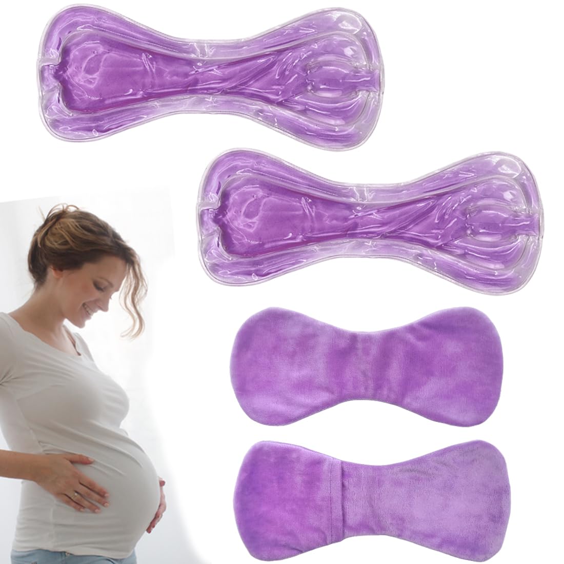 Reusable Perineal Ice Packs for Postpartum & Hemorrhoid Pain Relief ...