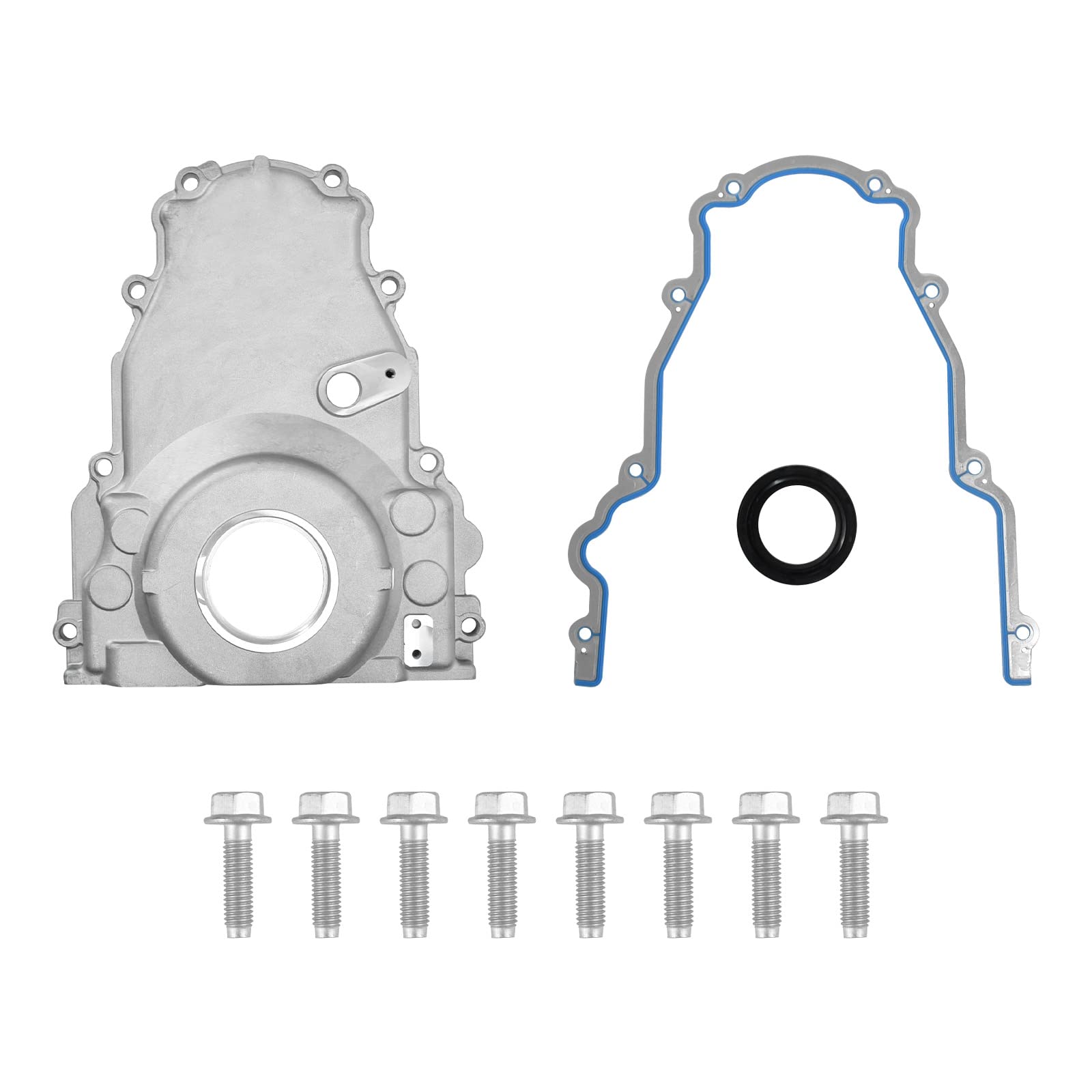 SUSUCAR Non-VVT LS Front Timing Cover with Gasket for LS2 LS3 Gen 4 LSx ...