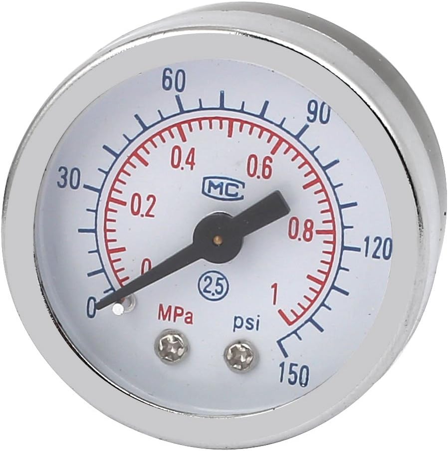 Aexit 150PSI 1Mpa Gauge Male Thread Air Compressor Pressure Gauge w ...