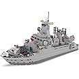 Amazon.com: Navy Destroyer Building Set, Battleship Building Toy, A ...