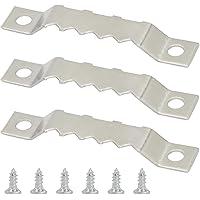 100 Pack Small Metal Sawtooth Picture Hangers with 200 Screws for ...
