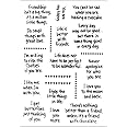 Amazon.com: arriettycraft Verses Friendship Love You Clear Stamps for ...
