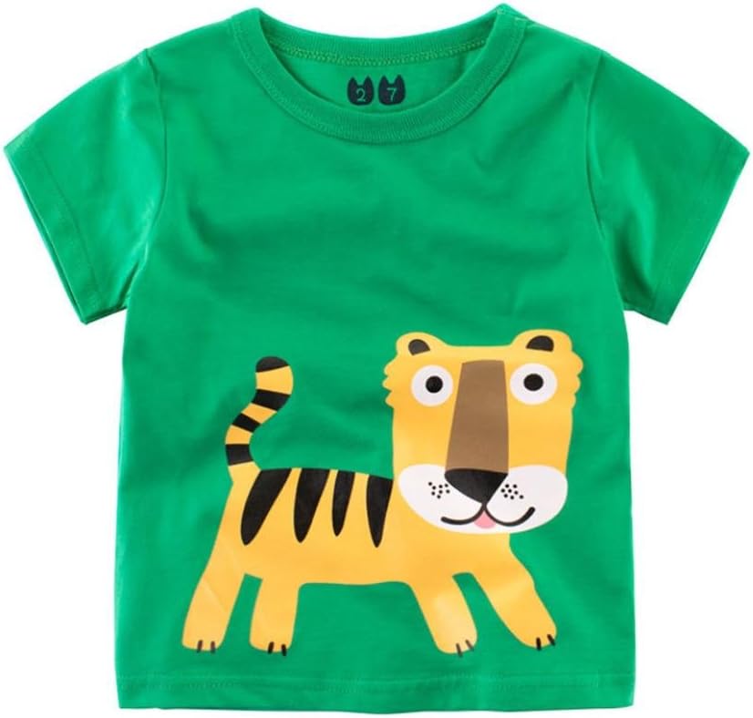 Pumsun bebé Boys 'de Manga Corta Playera de Dibujos Animados de Impresión, bebé/Niños Playera ...