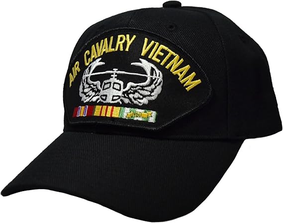 Military Productions Air Cavalry Vietnam War Cap Black at Amazon Men’s ...